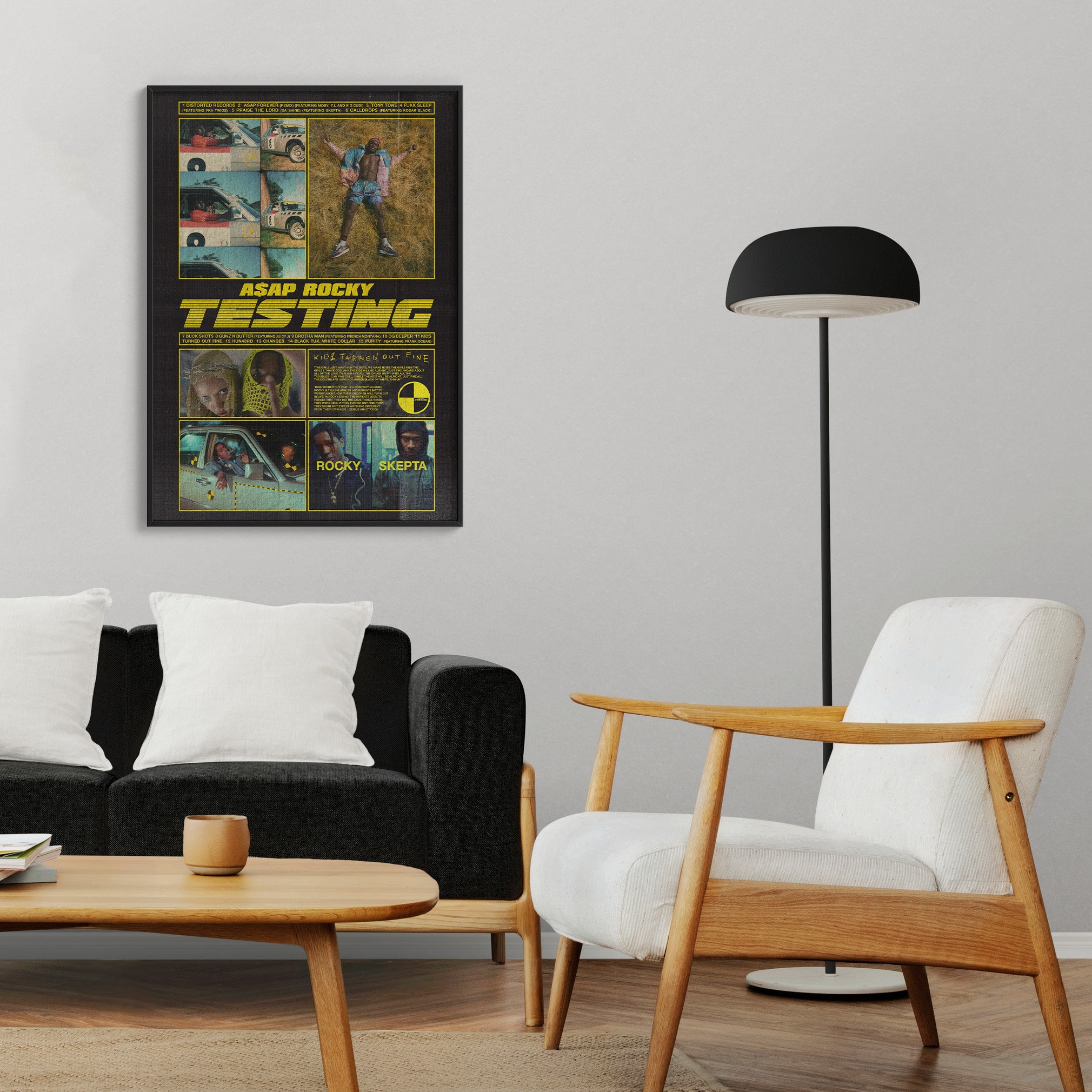 ASAP Rocky 'TESTING' Poster, Album Cover Poster Designed & Sold By ...