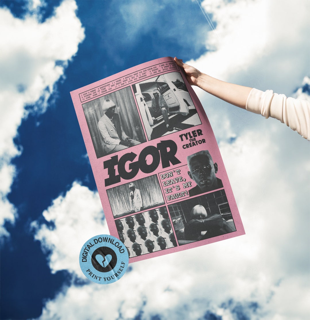 Tyler the Creator Album-Poster IGOR Tyler der Schöpfer Poster Album ...