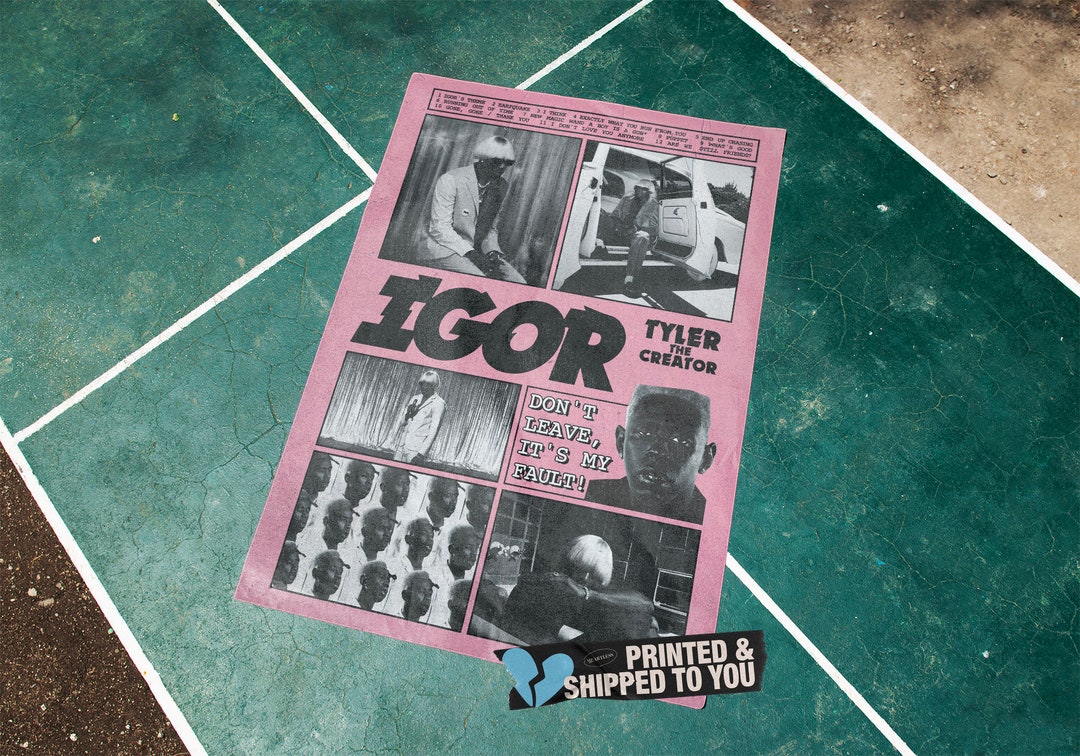 Tyler the Creator Album Poster IGOR Tyler the Creator Poster Album Igor ...