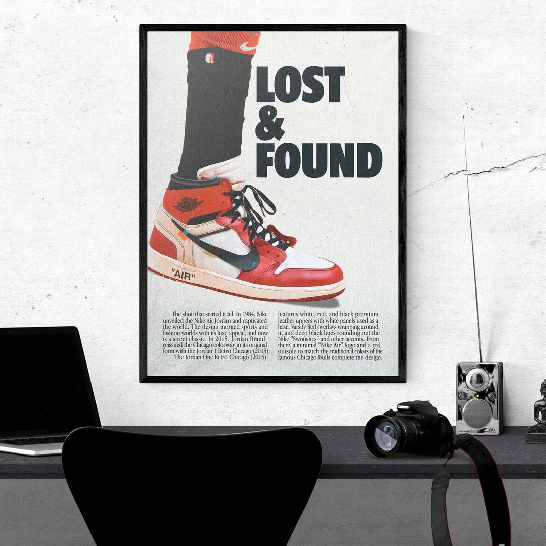Sneakerhead Retro Nike Air Jordan Retro 1 Chicago Bulls - Etsy