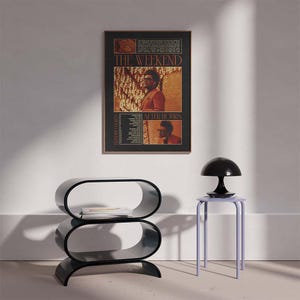 The Weeknd Blinding Lights Poster XO Merch Tracklist Poster Album Cover ...