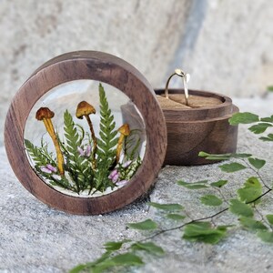 Engagement Rustic Ring Box, Proposal Ring Box, Wood Ring Box, Real ...