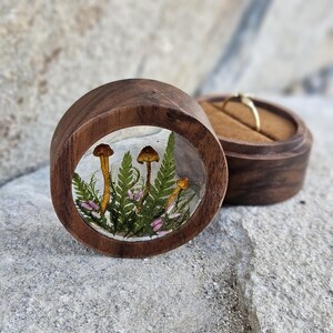 Engagement Rustic Ring Box, Proposal Ring Box, Wood Ring Box, Real ...