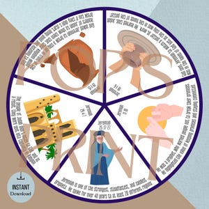 Sunday School Craft - the Story of the Prophet Jeremiah Spinner Wheel ...