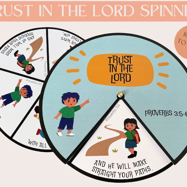 Trust in the Lord Craft - Etsy