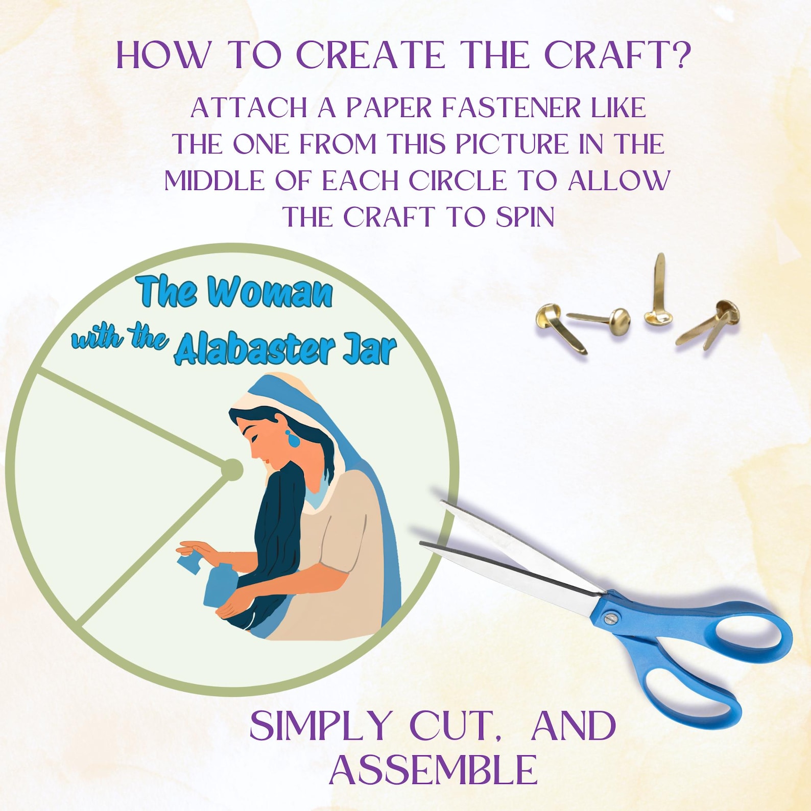 Printable Sunday School Craft the Woman With the Alabaster Jar Bible ...