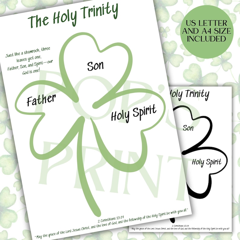 St. Patrick's Day Shamrock Handprint Craft| St. Patrick Children Art ...