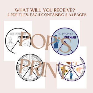 Sunday School Craft - the Story of the Prophet Jeremiah Spinner Wheel ...