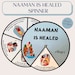 Naaman is Healed Spinner Wheel | Naaman Craft | Sunday School Activity ...