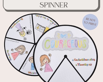 Trust in the Lord Coloring Spinner Wheel| Printable Bible Verse ...