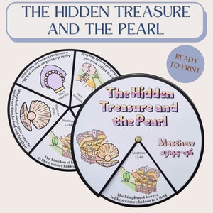 Printable Parable of the Hidden Treasure & Pearl of Great Price ...
