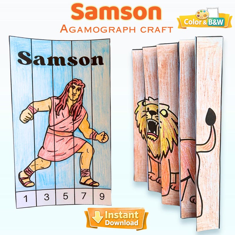 Samson Bible - Etsy