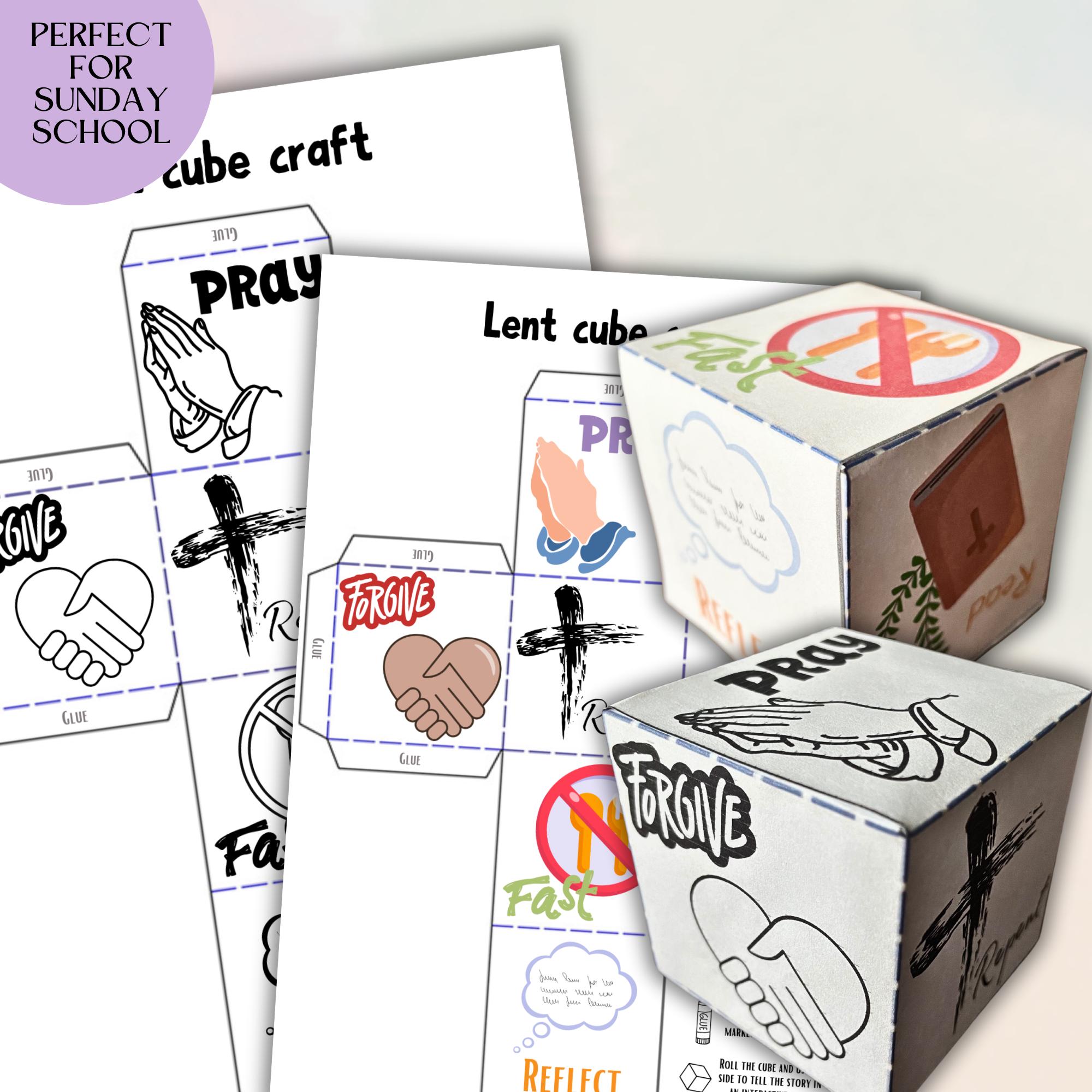 Lent Crafts Bundle for Kids| Printable Sunday School Bible Activity ...