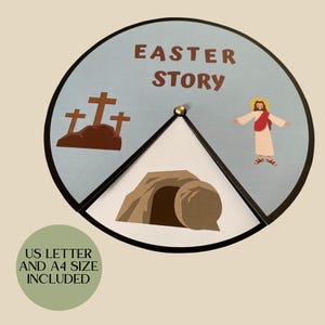 The Easter Story Spinner Wheel| Easter Craft| Sunday School Craft| Kids ...