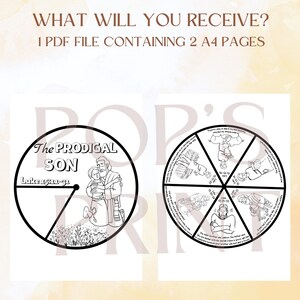 The Prodigal Son Bible Craft for Kids – Printable Coloring Spinner ...