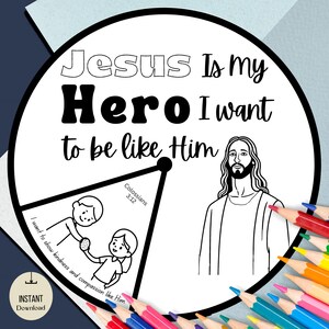 Jesus is My Hero: Building Christian Character Printable Bible Verses ...