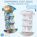 Nativity Craft – Shepherds Visit Jesus, Sunday School Christmas ...
