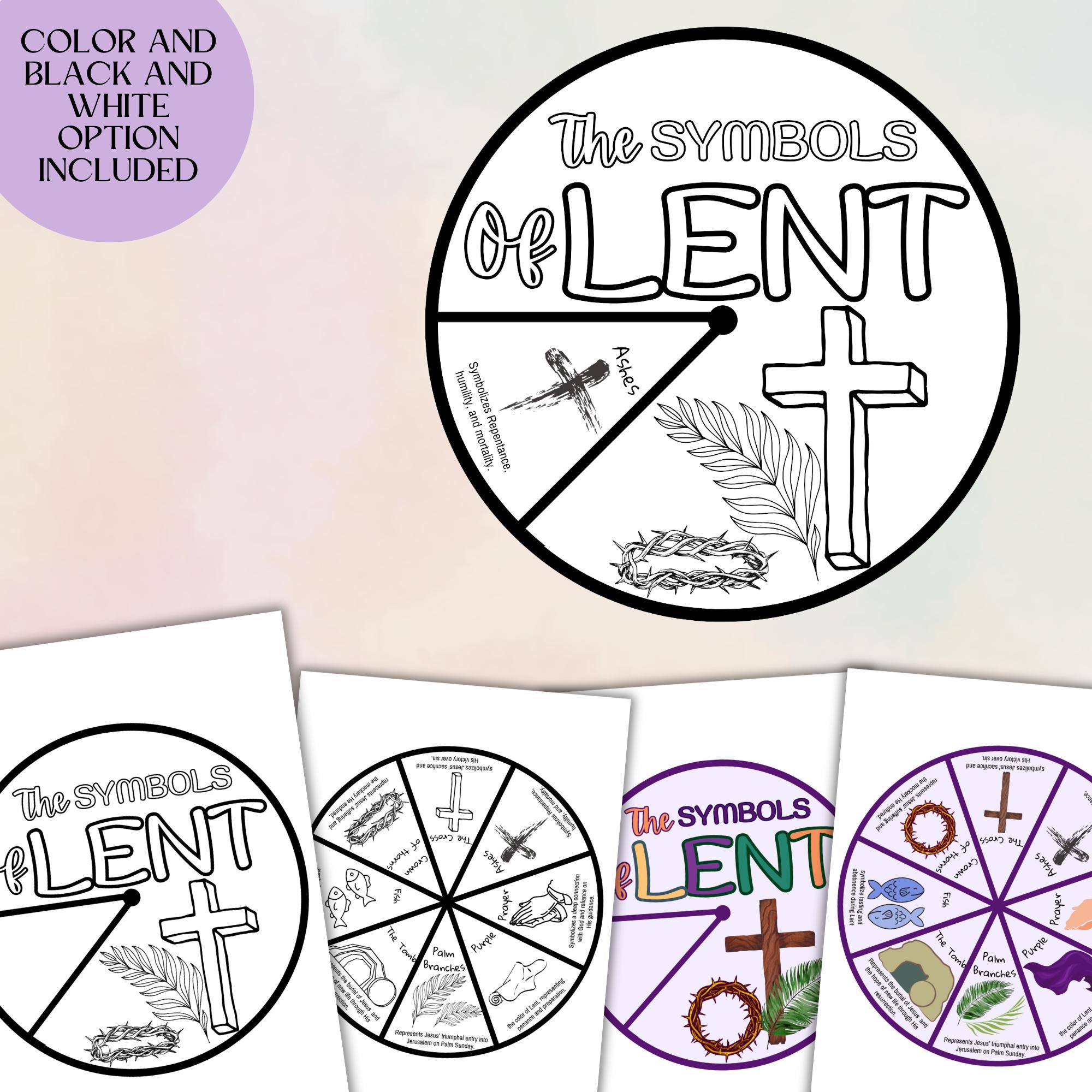 Lent Crafts Bundle for Kids| Printable Sunday School Bible Activity ...