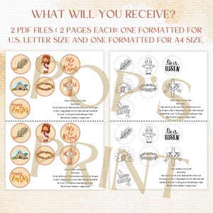 Printable Easter Necklace Craft, Sunday School Holy Week Activity ...