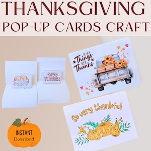 Thanksgiving Pop-up Card Craft Thanksgiving Activity Sunday School Craft Kids Ministry Craft ...