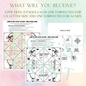 Printable Easter Sunday School Craft: Lamb of God Coloring Cootie ...