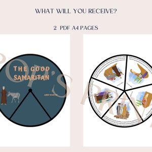 The Parable of the Good Samaritan Spinner Wheel|the Good Samaritan ...