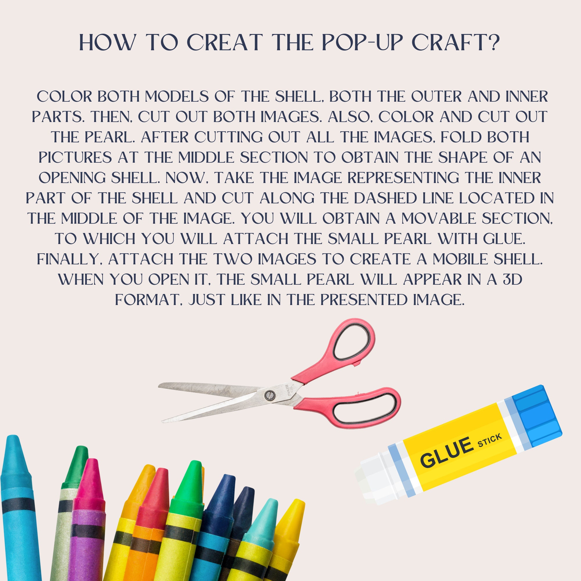 Sunday School Craft the Parable of the Pearl of Great Price, Printable ...