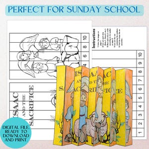 Isaac & the Sacrifice Agamograph Craft – Sunday School Bible Story ...