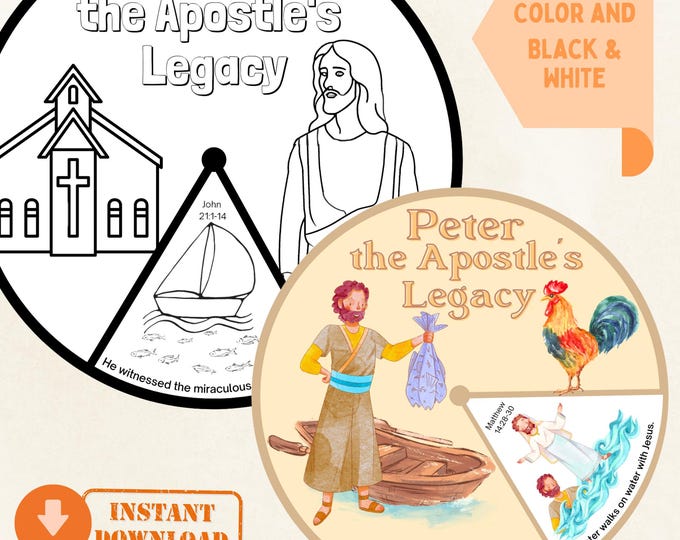 Printable Crafts for the Story of Jesus Appearing to His Disciples and ...
