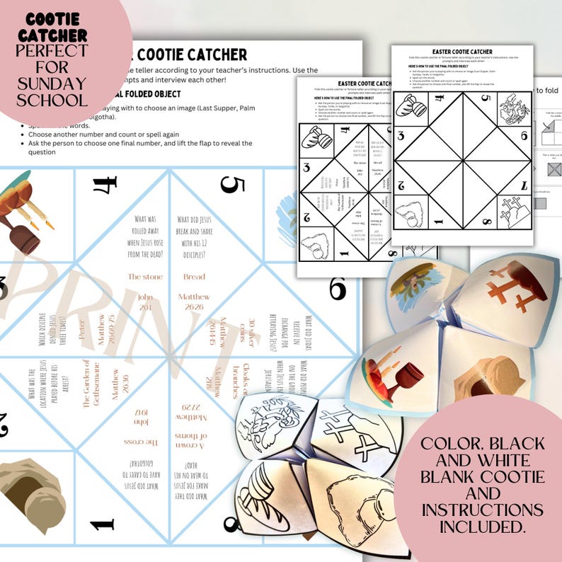 Easter Crafts MEGA Bundle| Easter Story| Printable Sunday School Bible ...
