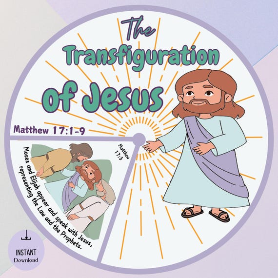 Jesus Transfiguration Craft