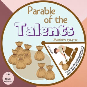 Parable of the Talents Lesson - Etsy