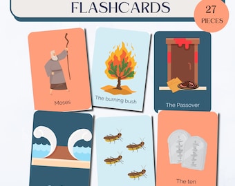 Moses Bible Story Sequencing Activities for Kids Homeschool - Etsy