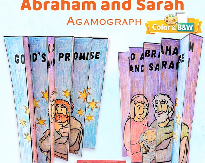 Abraham and Sarah Bible Craft for Kids Printable Christian Craft ...