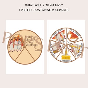 Sunday School Craft - Shadrach, Meshach & Abednego in the Fiery Furnace ...