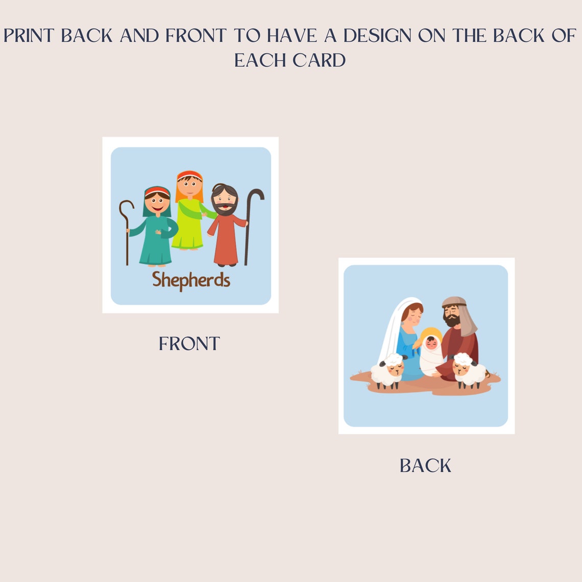 Jesus is Born Memory Game| Nativity Game| Bible Lessons for Kids ...