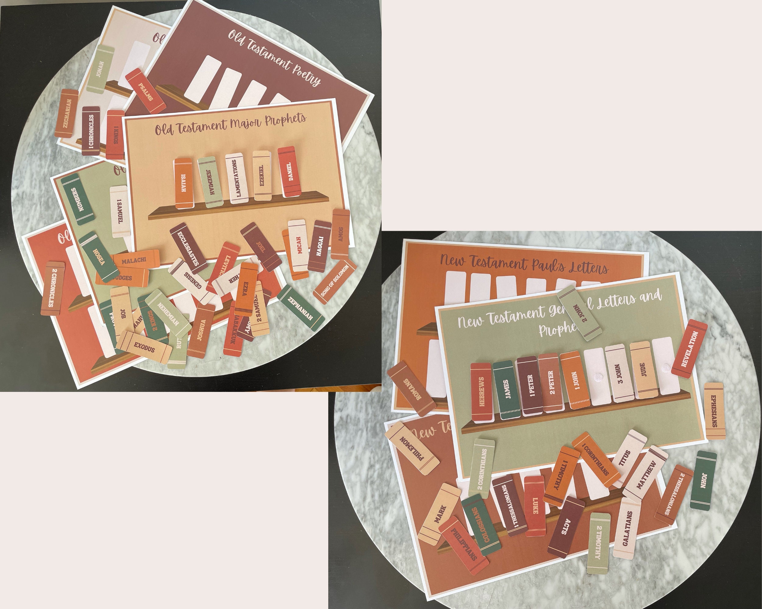 Books of the Bible Activity| Old Testament Printable| New Testament ...