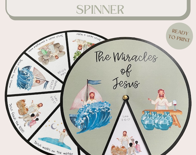 Jesus Birth Coloring Wheel for Kids Christmas Activity Advent Spinning ...