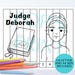 Printable Judge Deborah Agamograph – Sunday School Craft & Bible ...