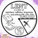 Printable Lent Sunday School Craft Coloring Spinner Wheel, Kids ...