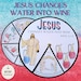 Jesus Turns Water Into Wine Printable Sunday School Craft Kids Ministry ...