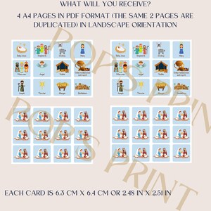 Jesus is Born Memory Game| Nativity Game| Bible Lessons for Kids ...