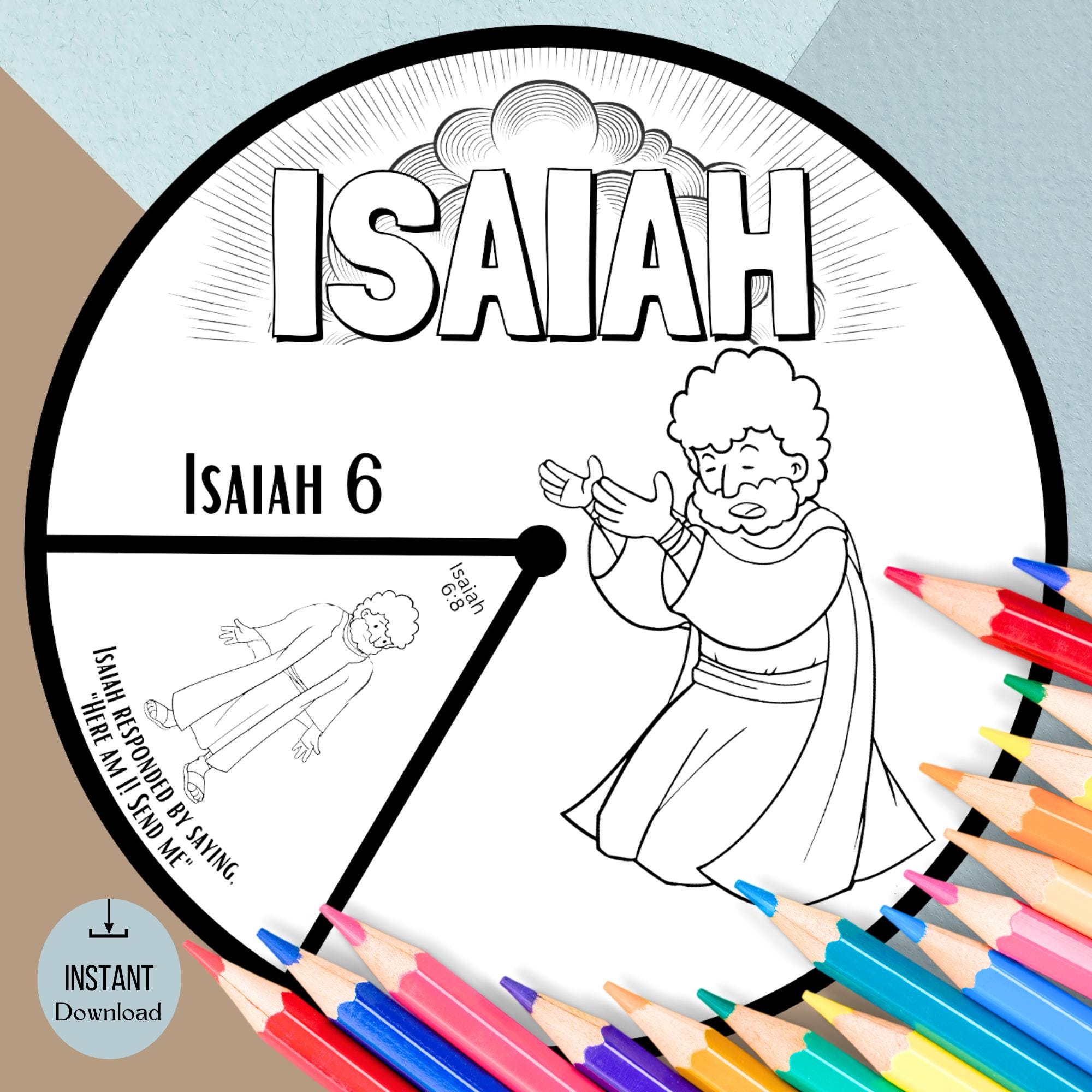Isaiah Coloring Pages For Children [2025]