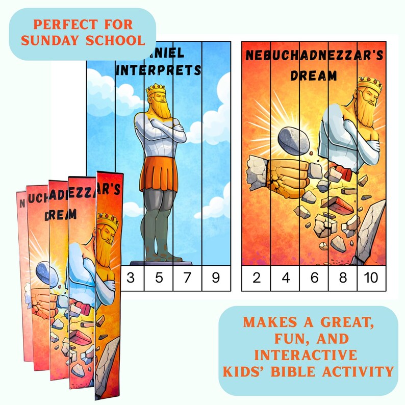 Daniel Interprets Nebuchadnezzar’s Dream Agamograph Craft, Sunday ...