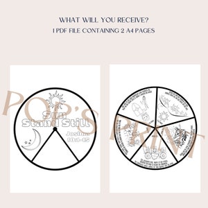 Printable Sun Stand Still Coloring Spinner Wheel | Joshua Stops the Sun ...