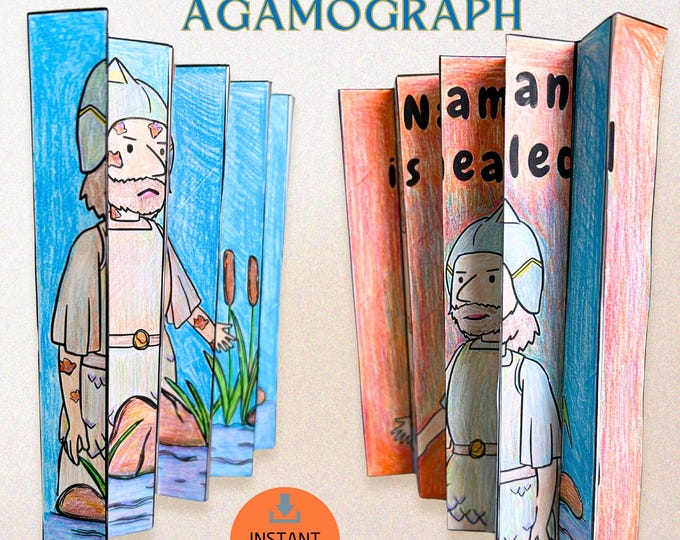 Printable Gideon Asks for a Sign Agamograph Sunday School Craft Instant ...