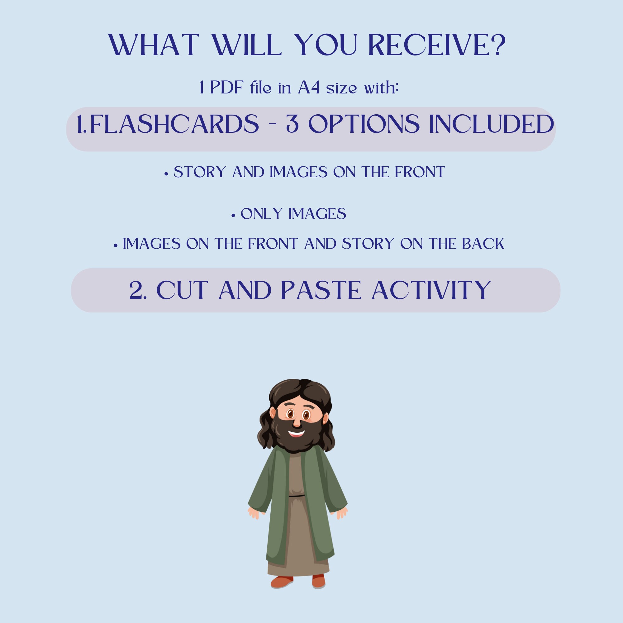 Noah's Ark Flashcards and Activity Noah's Ark Printable Noah's Ark ...