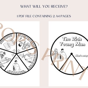 The Rich Young Man Coloring Spinner Wheel the Rich Young Man Craft ...