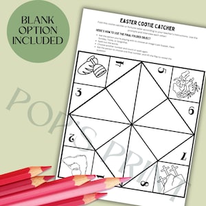 Printable Easter Sunday School Craft Kids Ministry Activity, Coloring ...