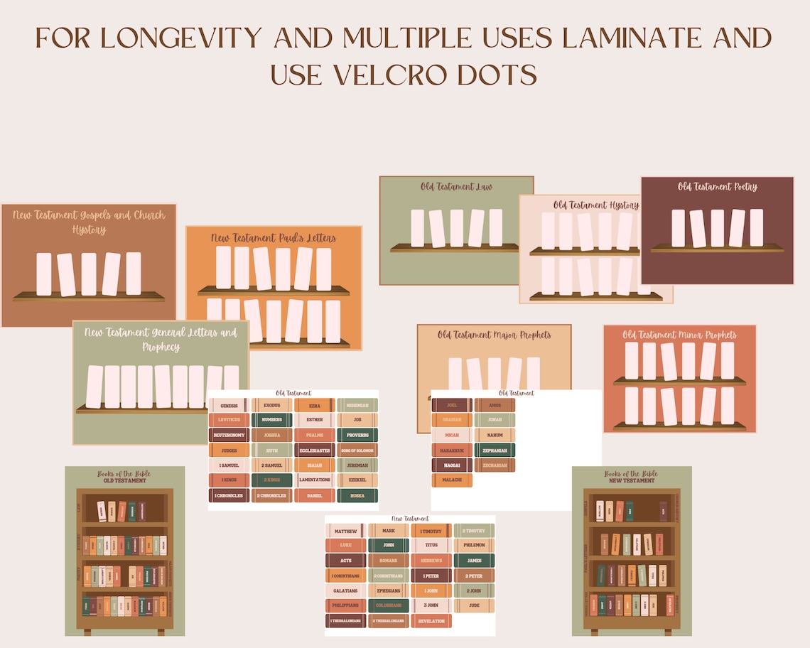Books of the Bible Activity| Old Testament Printable| New Testament ...